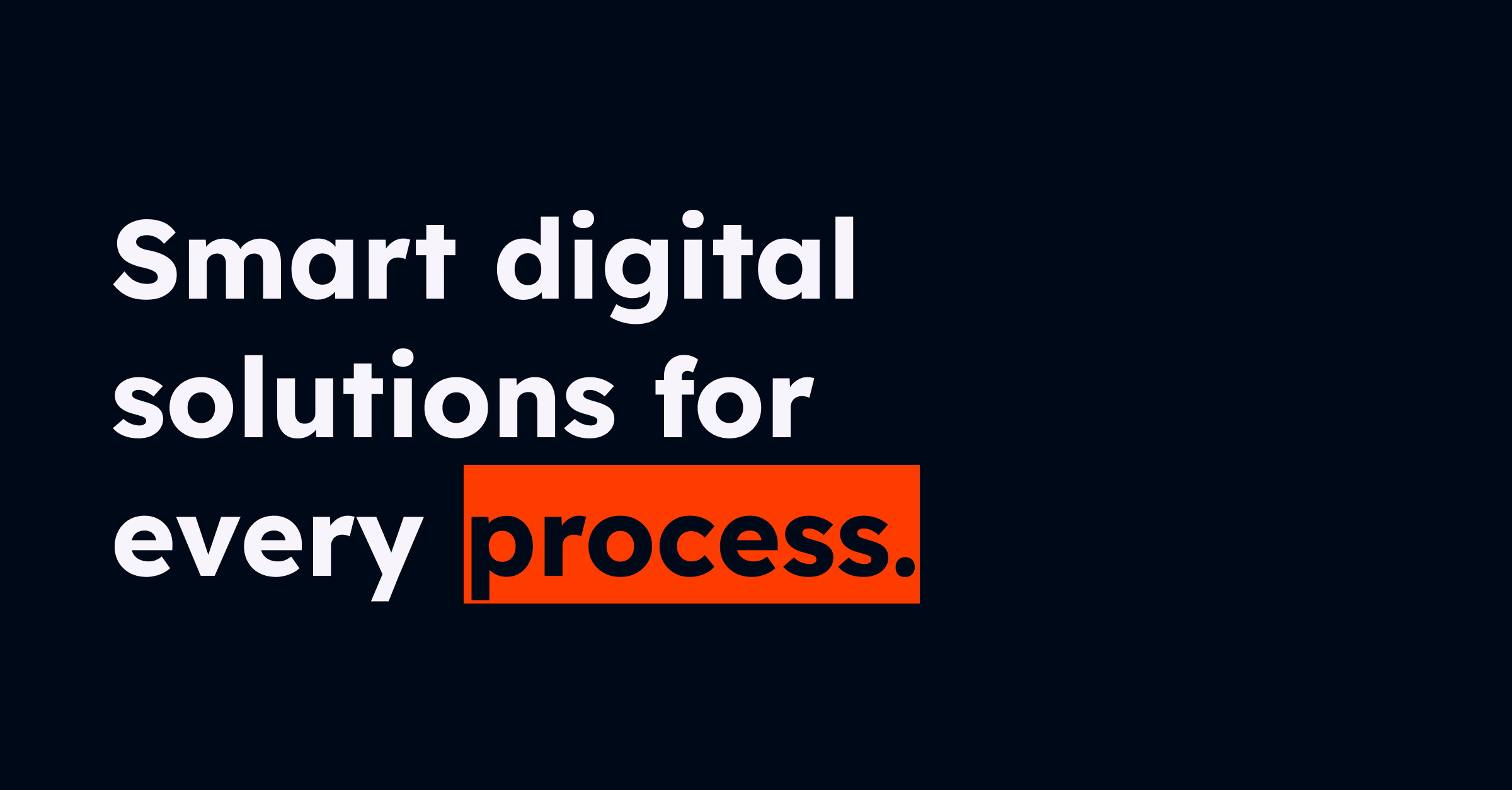 Optimize processes with a digital solution